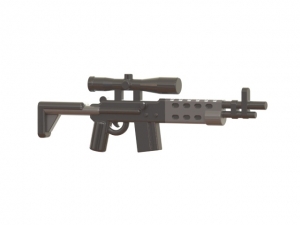 CombatBrick Modern Warfare M14 EBR Sniper Rifle Render
