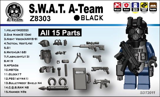 Minifig.cat S.W.A.T. A-Team