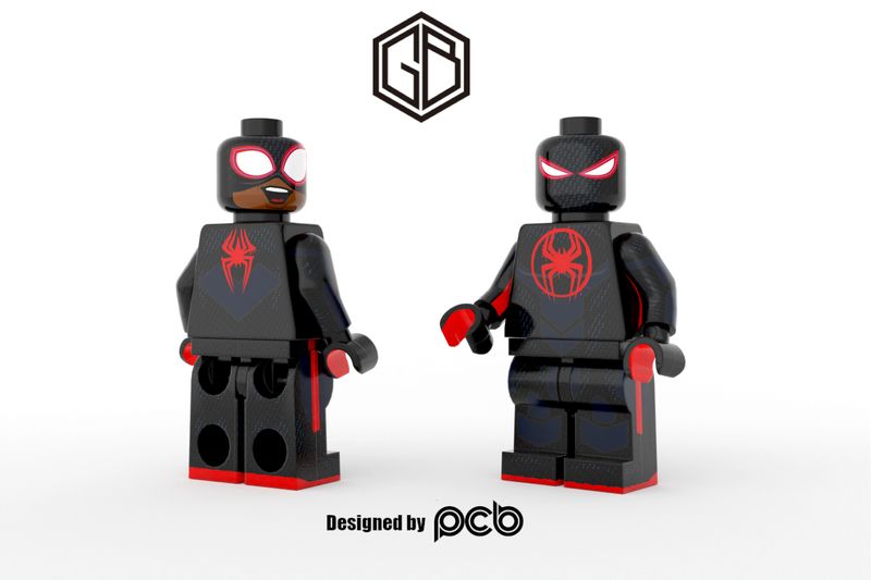 Arach Kid V2 PC x GoldBricks Custom Minifigure | Minifigs UK