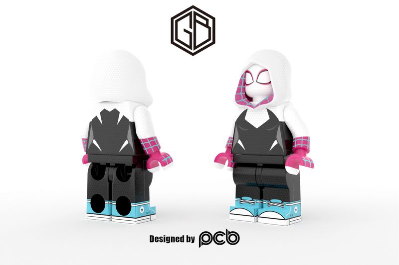 Female Arachnid PC x GoldBricks Custom Minifigure | Minifigs UK