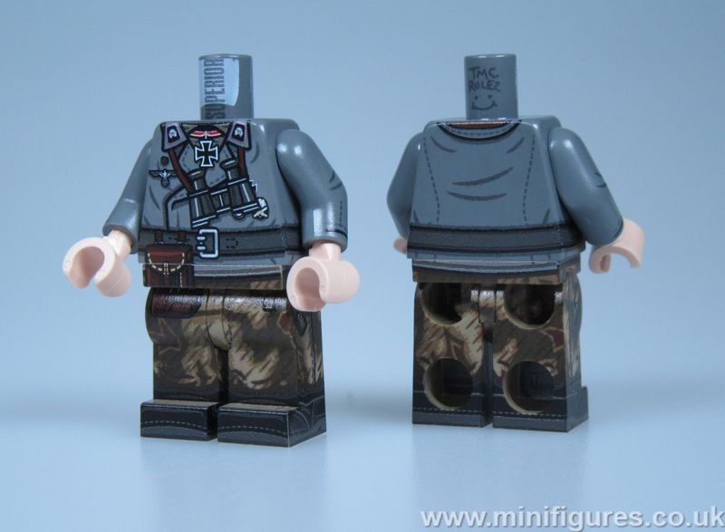 TMC German Panzer Body – Grey-Swamp-Bino